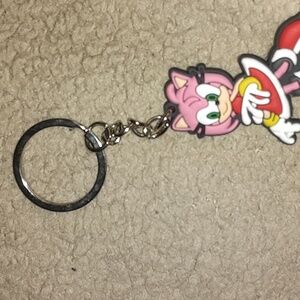 Sega | Accessories | Sega Sonic The Hedgehog Amy Rose Keychain Charm ...